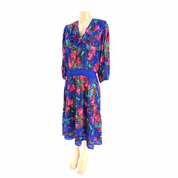 Diane Freis | Dresses | 98a Rare Vintage Diane Freis Beautiful Dress ...